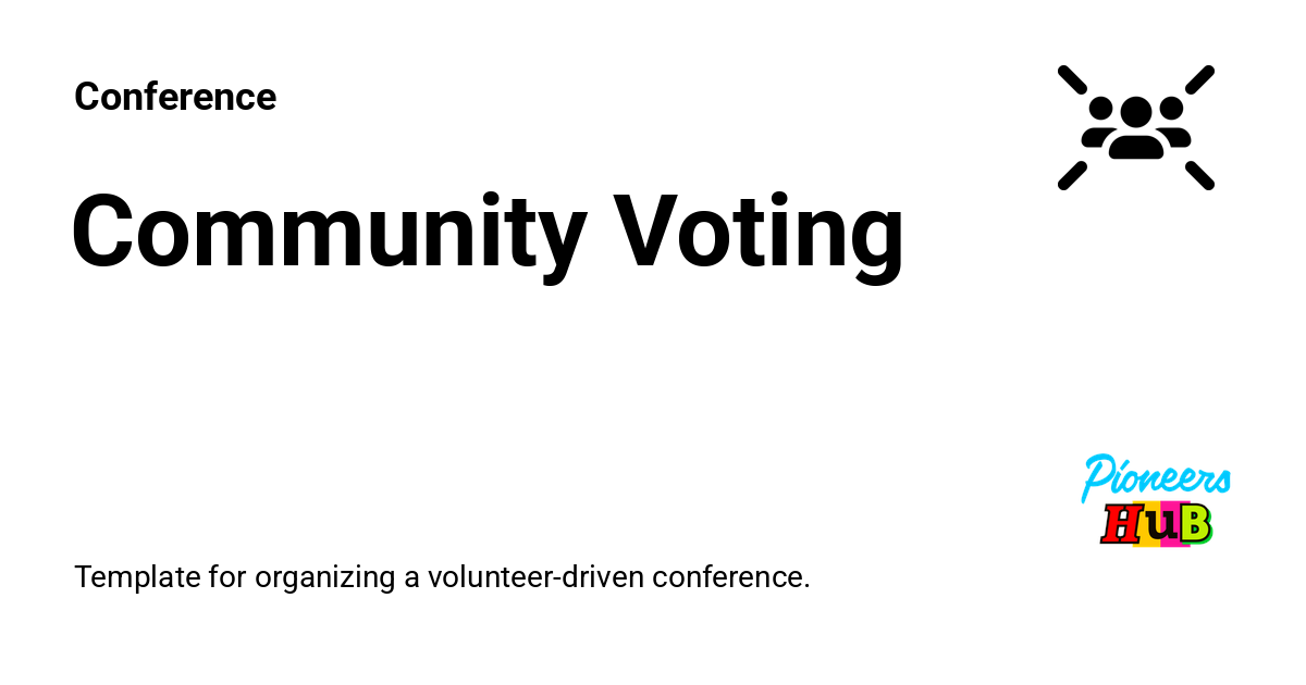 Community Voting - Conference