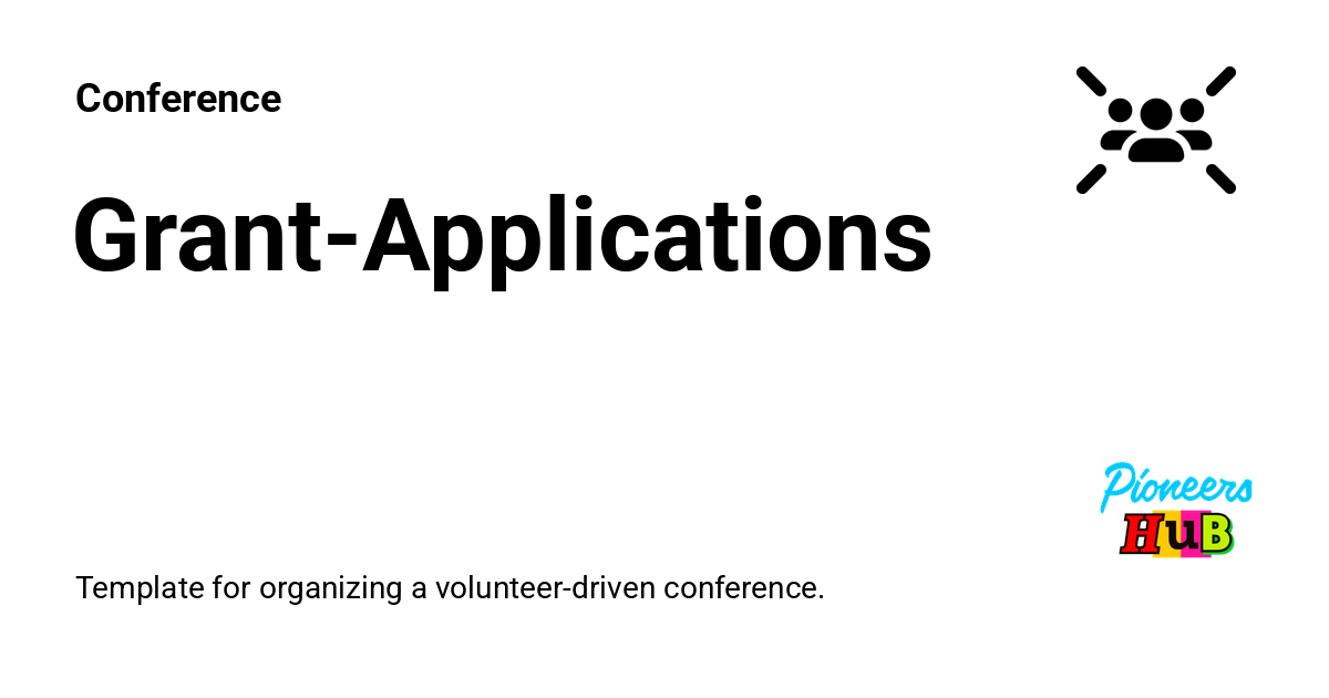 Grant-Applications - Conference