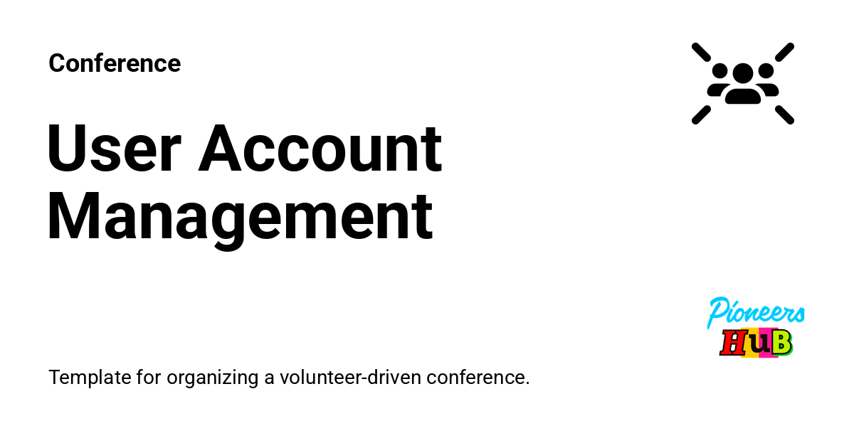 User Account Management - Conference